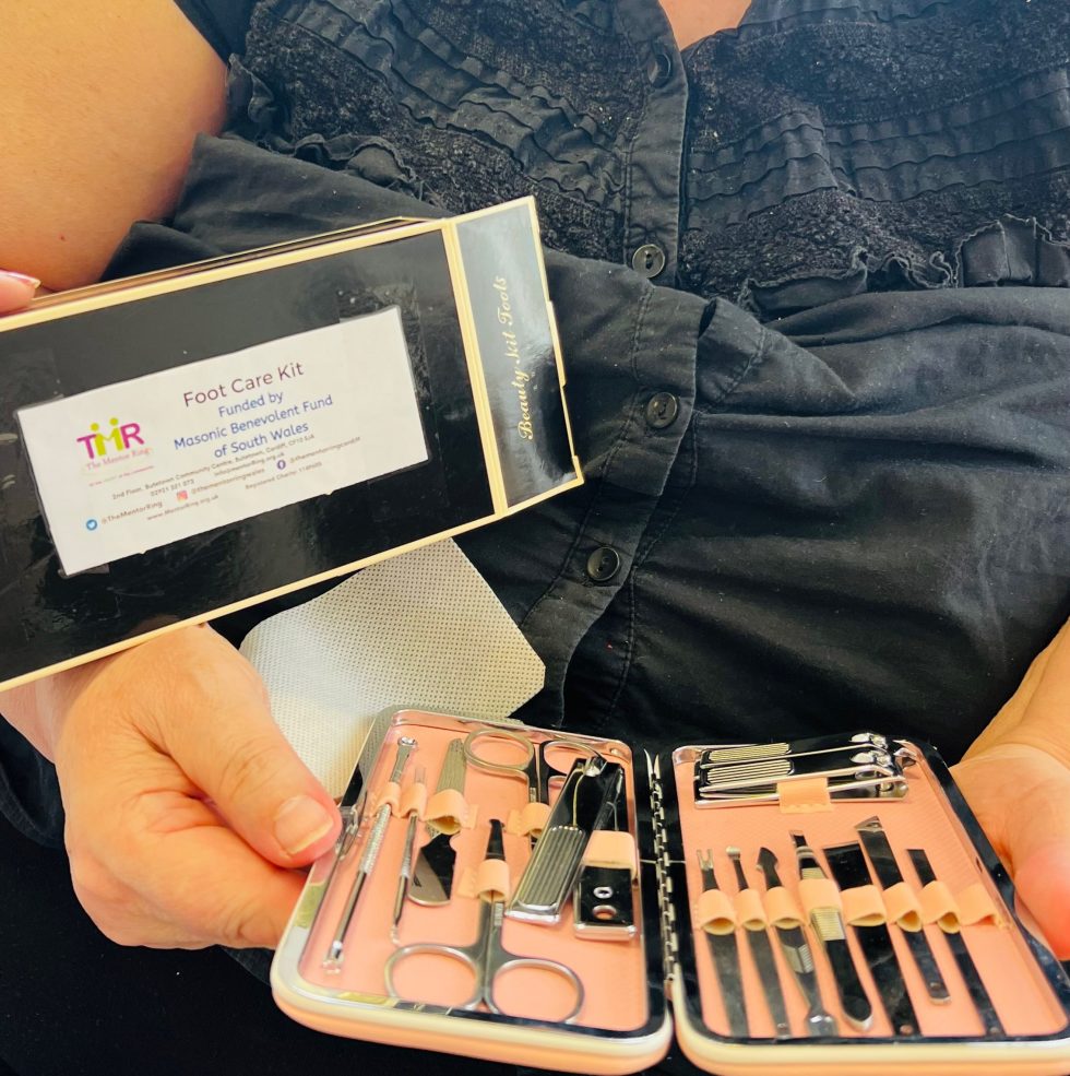 Foot care session foot care kits for participants - The Mentor Ring