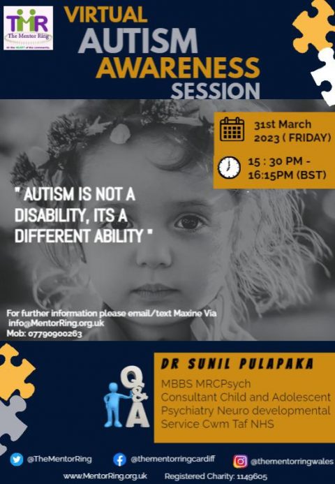 Virtual Autism Awareness session - The Mentor Ring