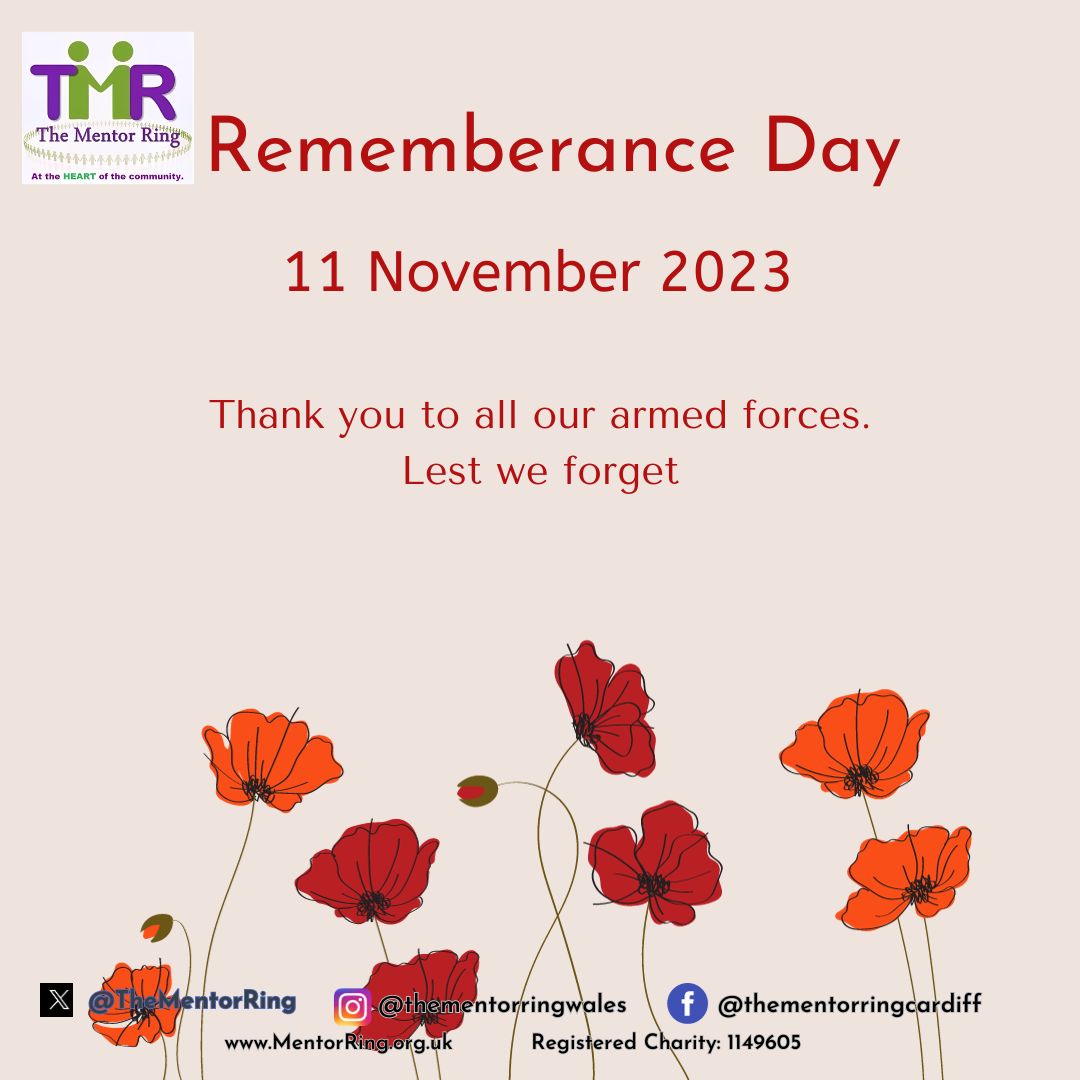 Rememberance Day November 11th 2023 The Mentor Ring