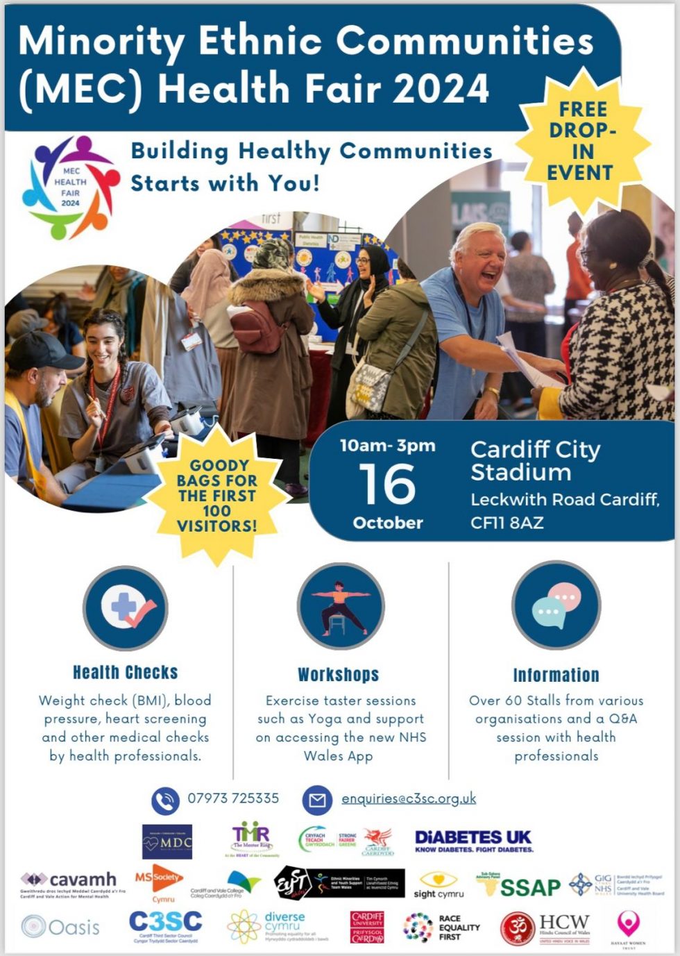 The MEC Health Fair, Wednesday 16th October 2024 - The Mentor Ring